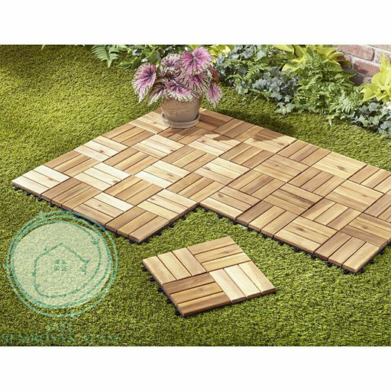 Jual Decking tile / Lantai Kayu / ubin kayu / flooring / lantai etnic ...