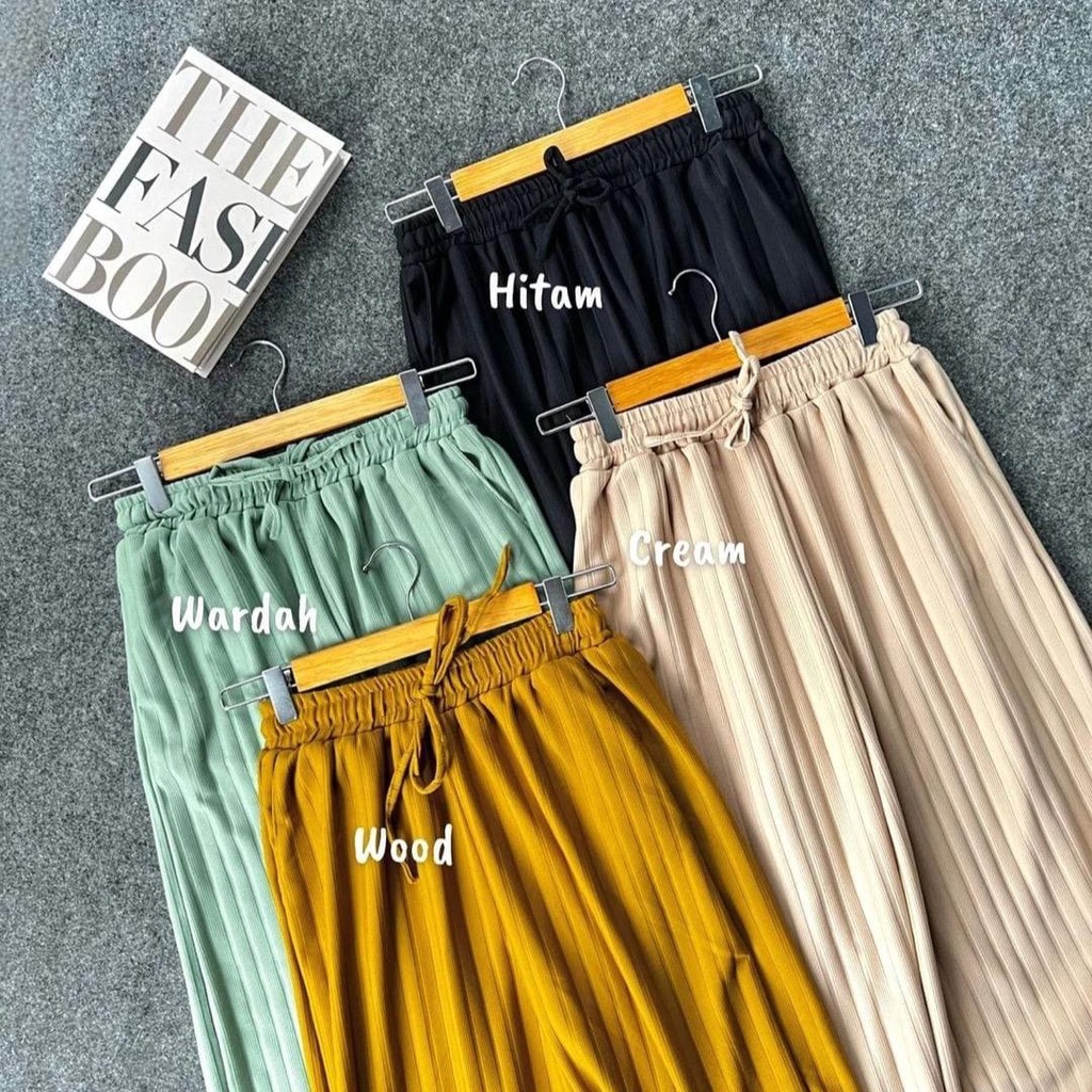 Jual Kulot knit tali serut 100’ribu dapat 4 ( COD ) | Shopee Indonesia