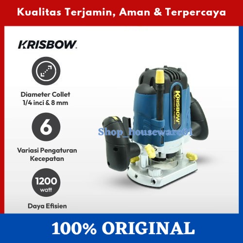 Jual Krisbow Router Mesin Profil Kayu 1200 W Irr14/Mesin Profil Kayu ...