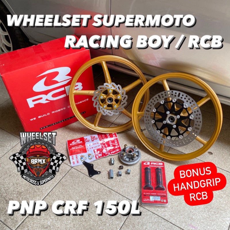 Jual WHEELSET VELG SUPERMOTO RCB SP552 PALANG 5 PNP CRF VELG RCB PNP ...