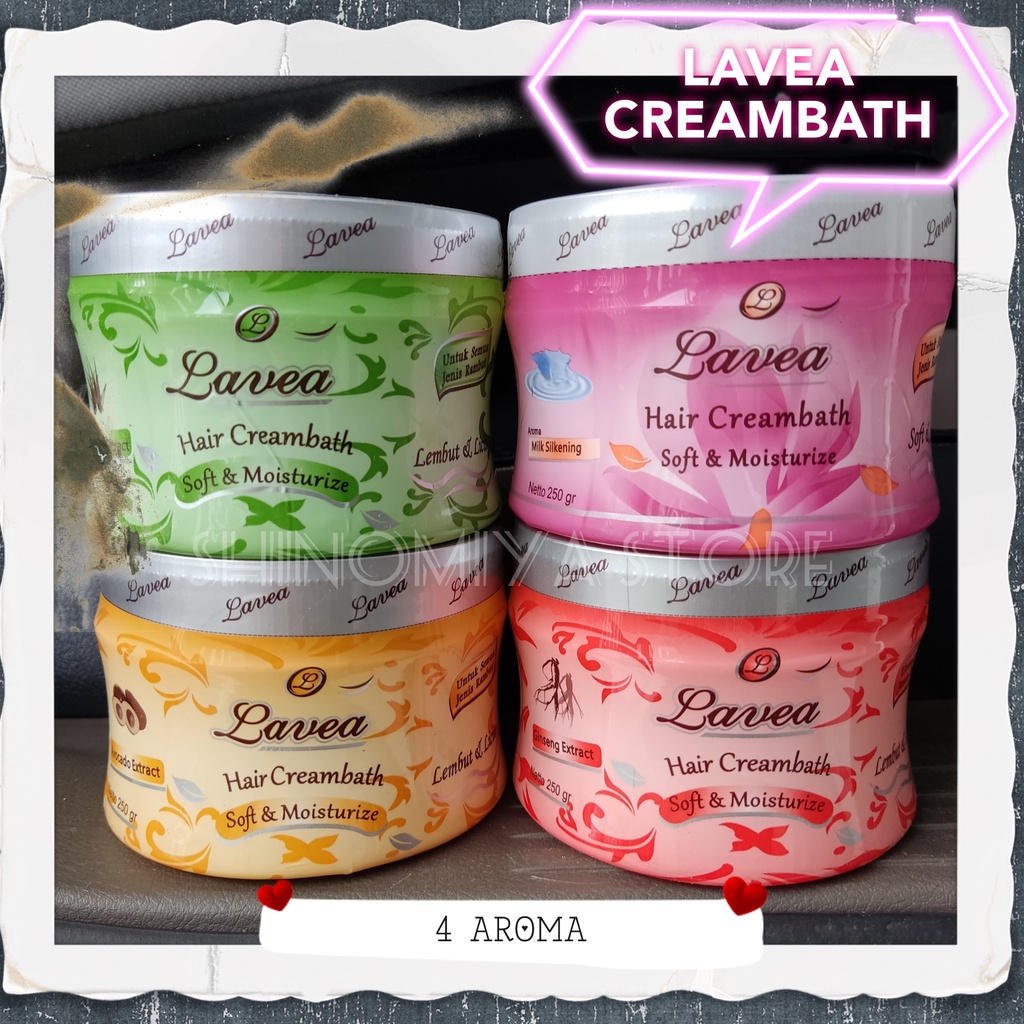 Jual LAVEA CREAMBATH 250ML / CREAMBAT RAMBUT / KRIMBAT SALON / PRIBADI ...