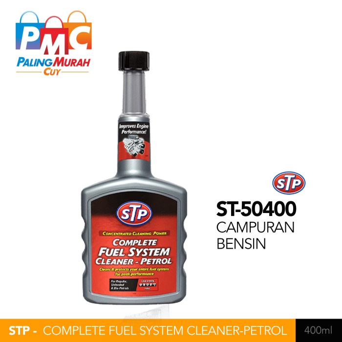 Jual STP Complete Fuel System Cleaner Additive 400ml Campuran Bensin ...