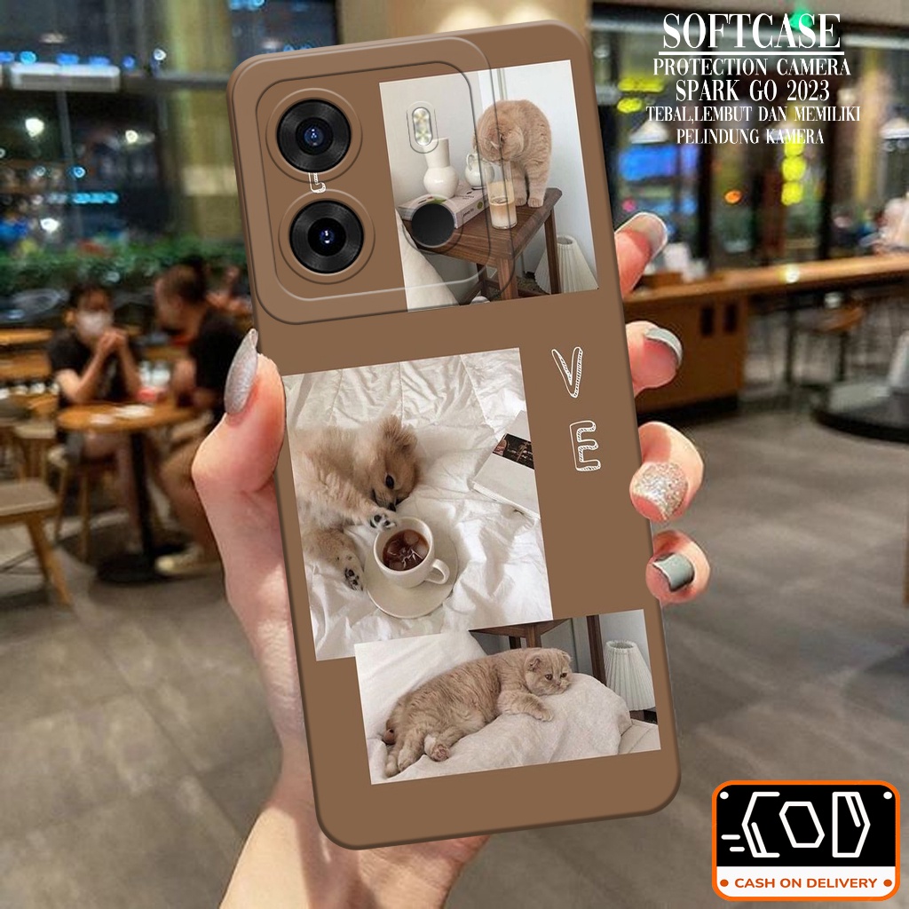 Jual Trans Case Casing Hp Tecno Spark Go 2023 Terbaru Softcase