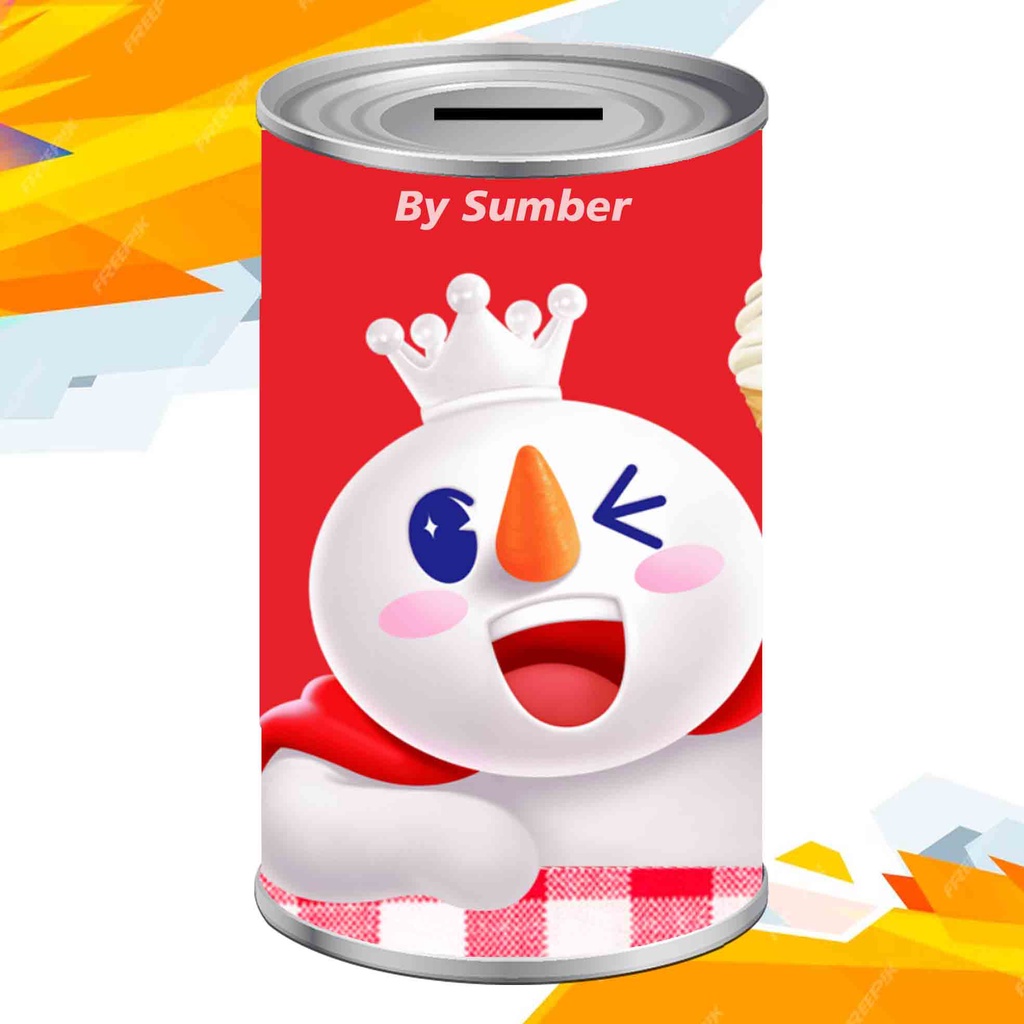 Jual Celengan permanen target buka tutup tabungan karakter MIXUE ...