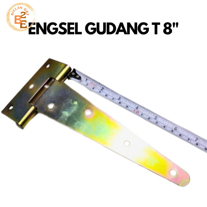 Jual ENGSEL PLAT TEBAL BESI ENGSEL T ENGSEL GUDANG PINTU PAGAR 8 INCH ...