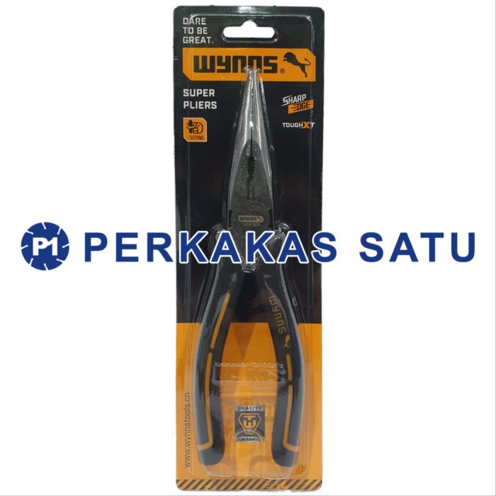 Jual TANG RUNCING 8" WYNNS A012308 LONG NOSE PLIER 8 INCI INCH | Shopee ...