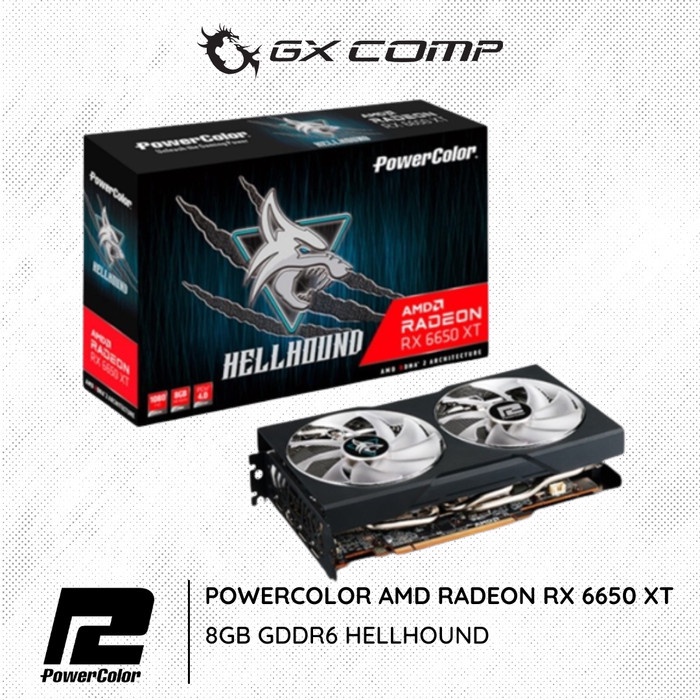 Jual PowerColor HELLHOUND AMD Radeon RX 6650 XT - 8GB GDDR6 | Shopee ...