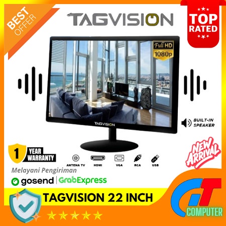 Jual MONITOR TAGVISION 22 INCH - GAMING MONITOR VGA HDMI AUDIO TAG ...