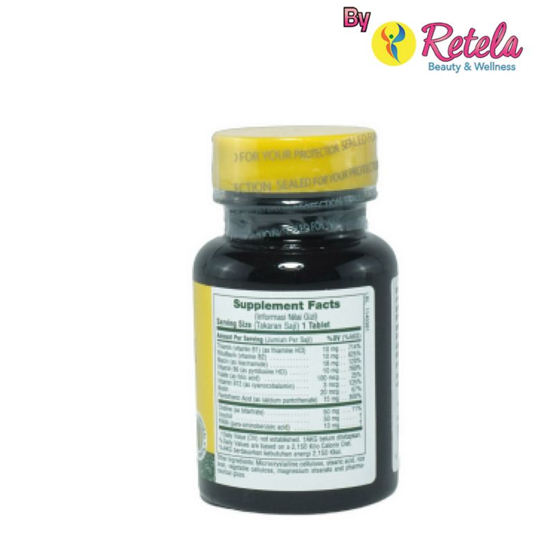 Jual NATURE'S PLUS B COMPLEX 60 TABLET | Shopee Indonesia