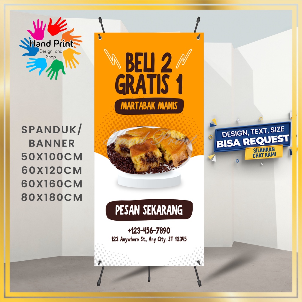 Jual SPANDUK / BANNER / MMT Martabak Manis Martabak Telor Keju Coklat ...