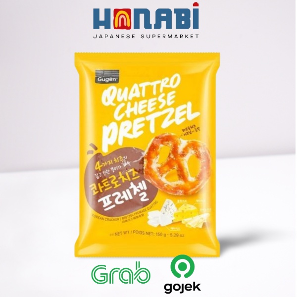 Jual Gugen Quattro Cheese Pretzel Snack 150g - Snack Rasa Keju Made In ...