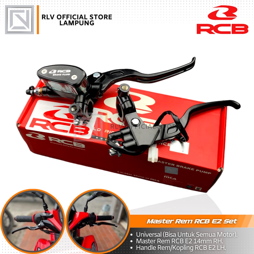 Jual Master rem rcb oval E2 kanan kiri kopling universal pnp rx king ...