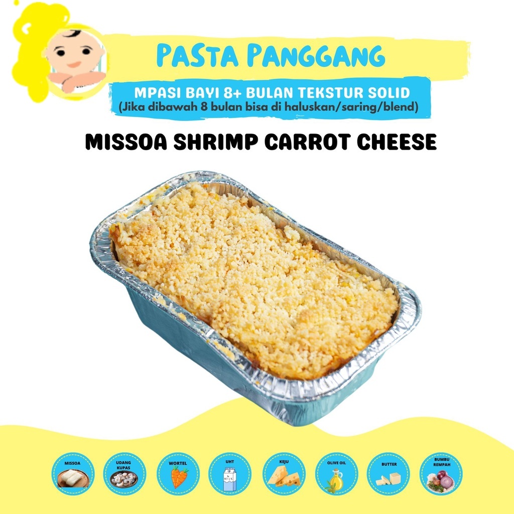 Jual MISSOA SHRIMP CARROT CHEESE (CATERING MAKANAN BAYI MPASI FROZEN ...