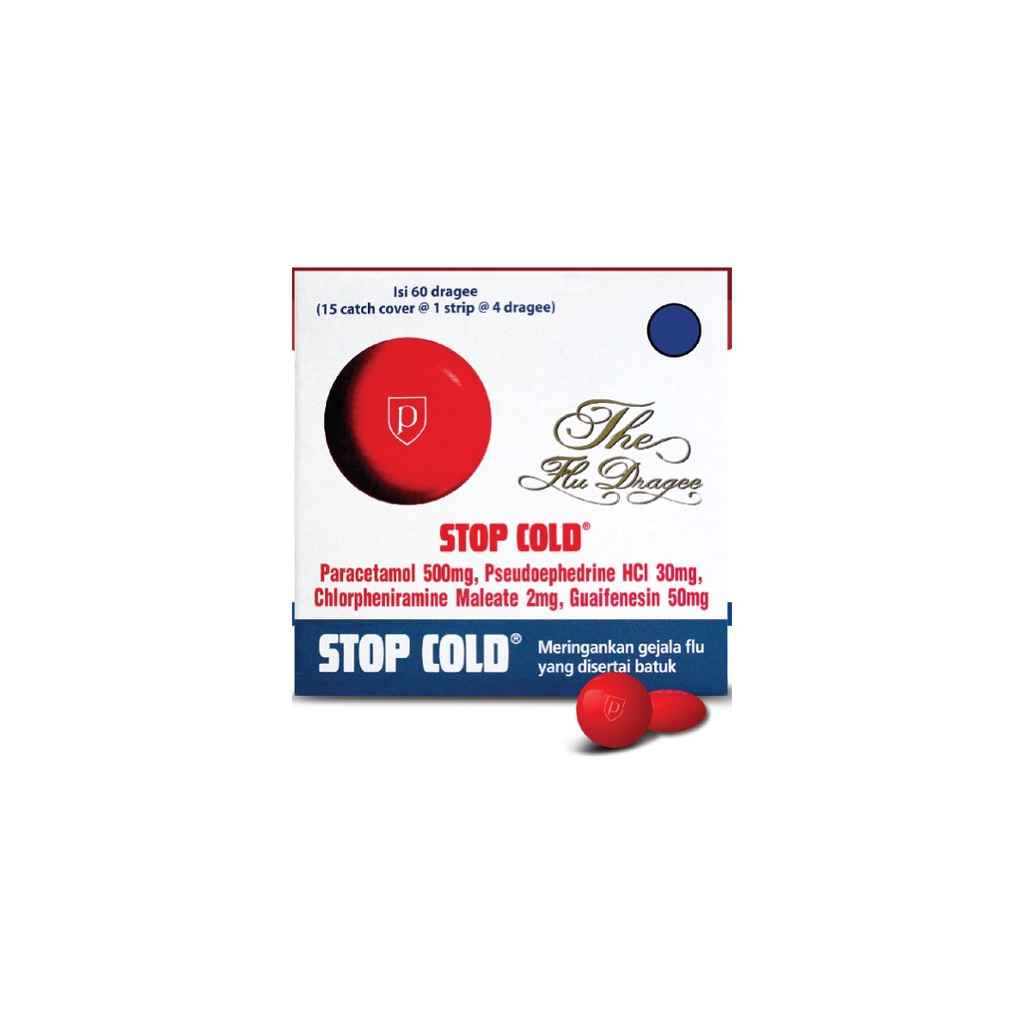 Jual STOP COLD 4 TABLET Obat Gejala Flu/Demam/Sakit Kepala/Hidung ...