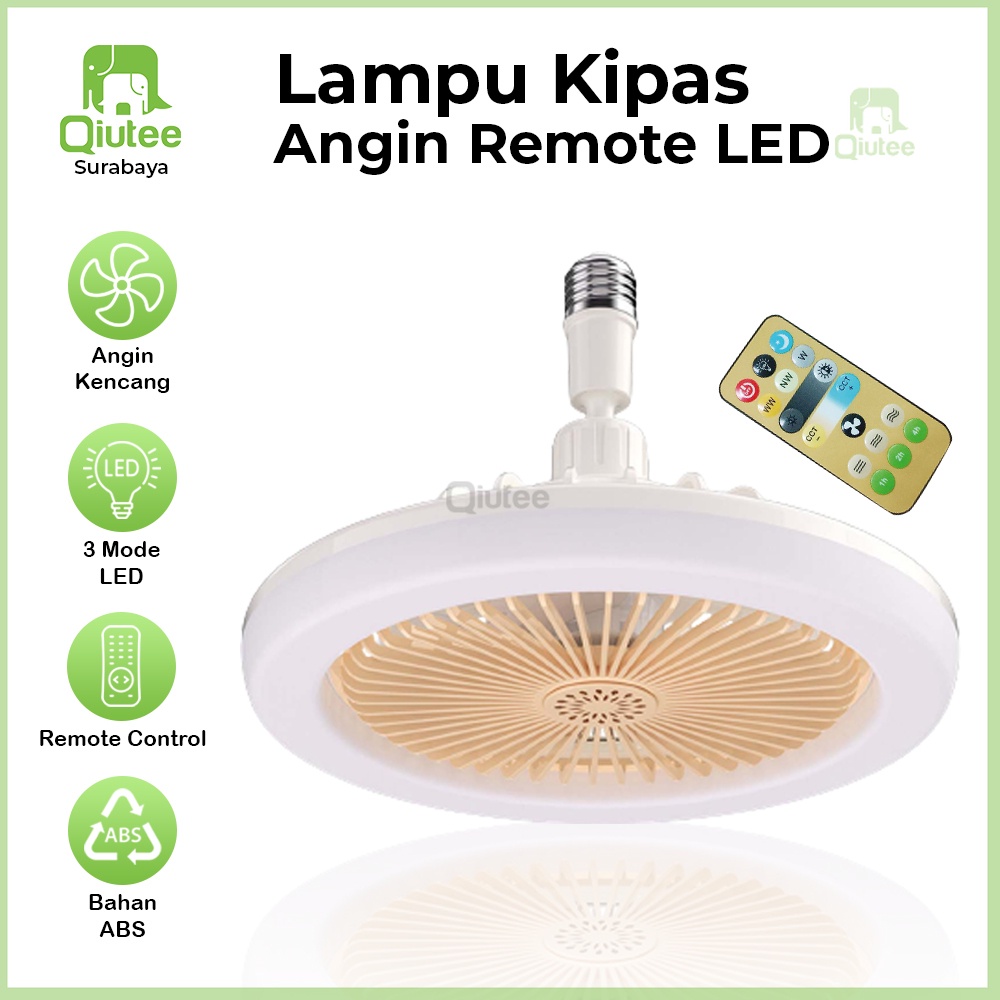Jual Lampu Kipas Angin Remote 3in1 36W LED Plafon Fan Light ...