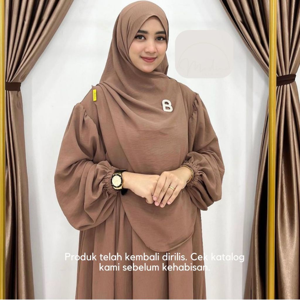 Jual Set Syar’i Luna Pashmina Oval Cringkle Airflow New Best Seller ...