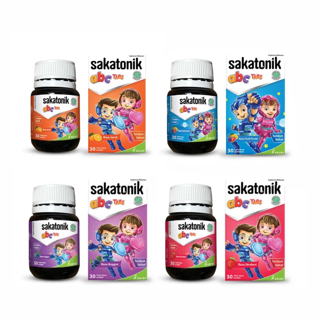 Jual Sakatonik ABC Tabs Multivitamin Anak Rasa Isi 30 Tablet | Shopee ...