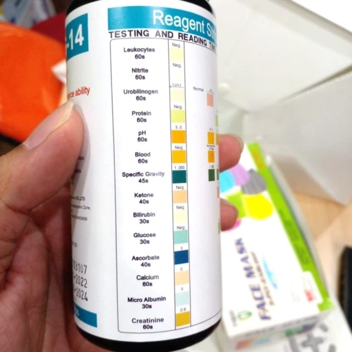 Jual Urine Strip 14 Parameter Test Urine Analyzer | Shopee Indonesia