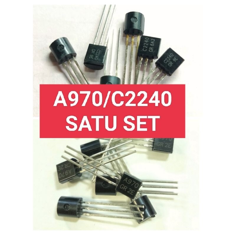 Jual 10 SET IC / TRANSISTOR A970 C2240 / A 970 C 2240 | Shopee Indonesia