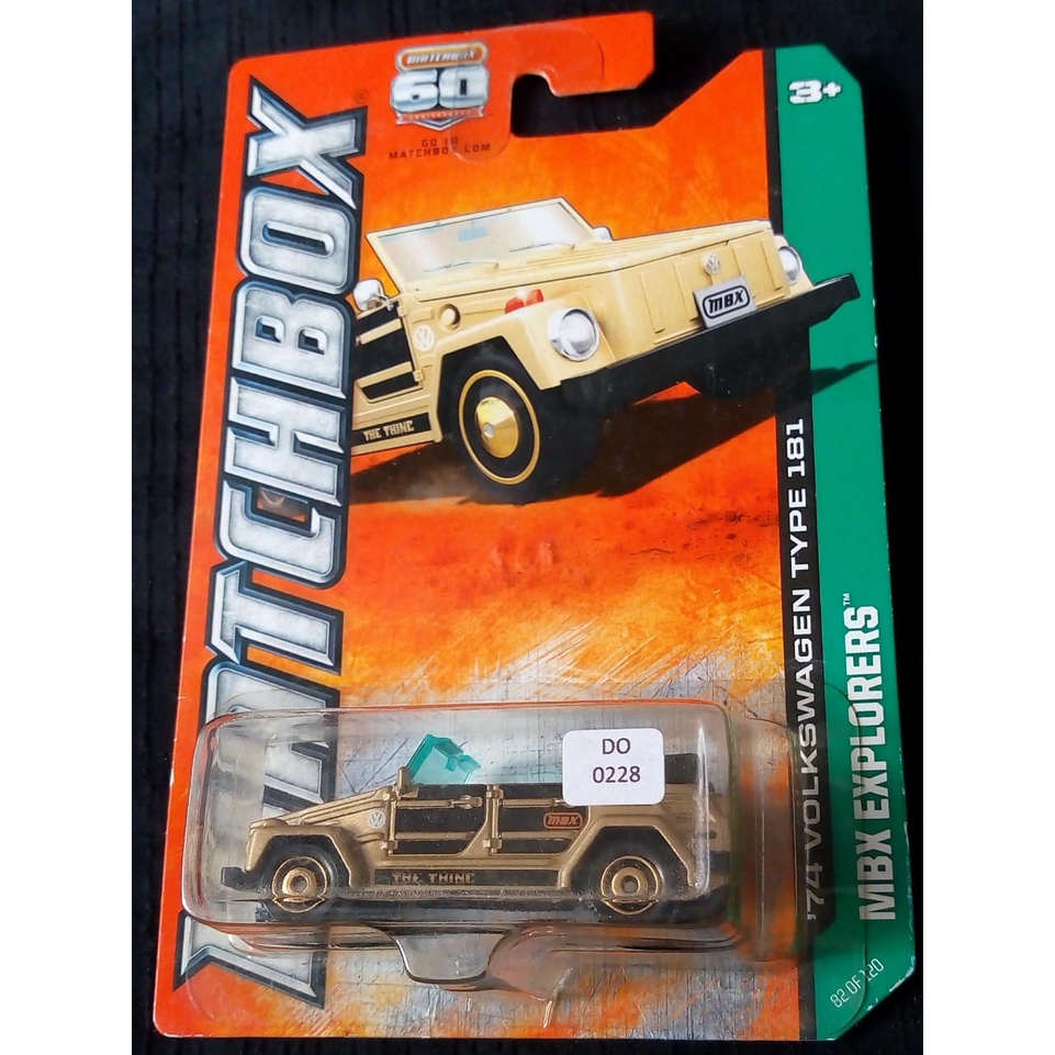 Jual Matchbox - 74 Volkswagen Type 181 MBX Explorers Gold | Shopee ...