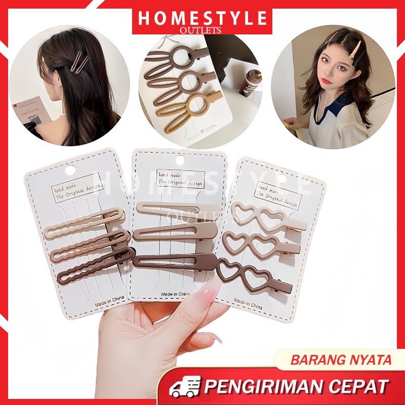 Jual Jepit Rambut Korean Style / Set Jepit Rambut Korean Soft / Jepitan ...