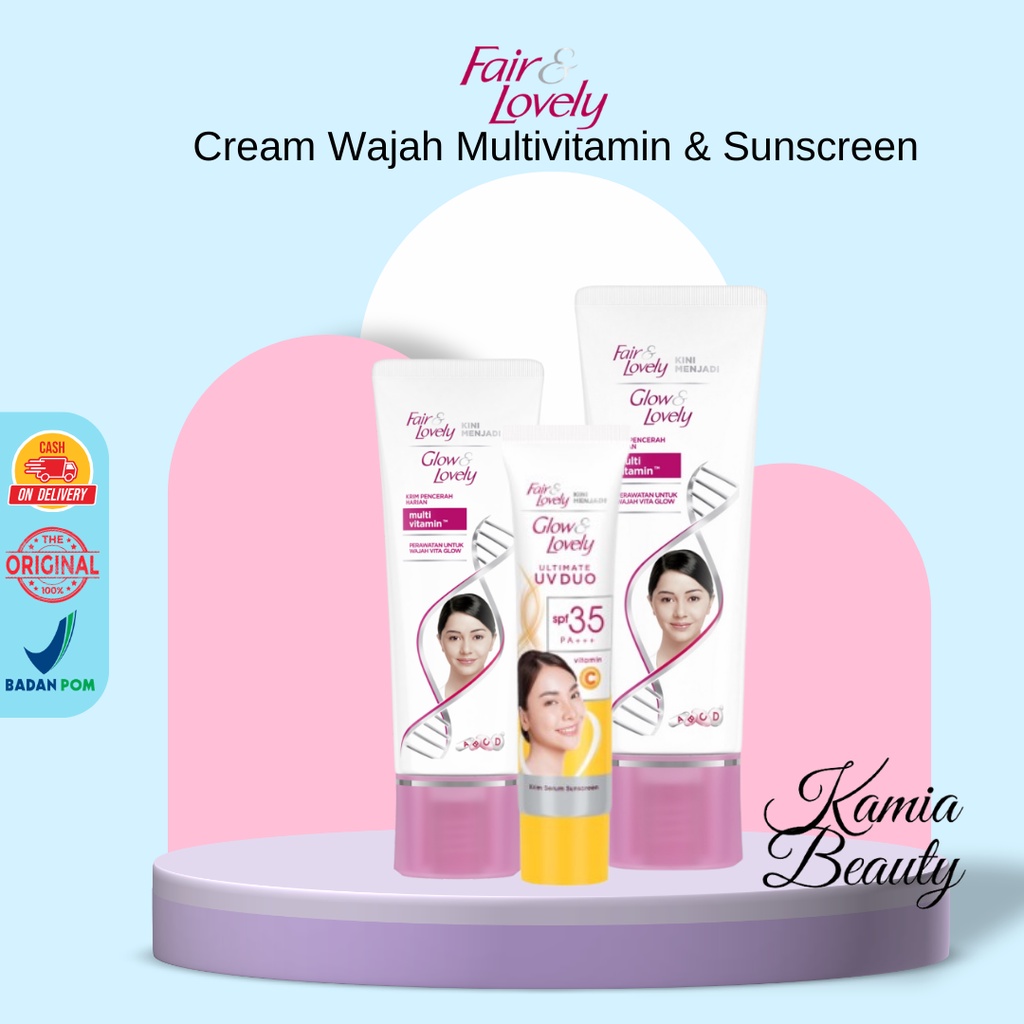 Jual NAJMIA 3 - Fair And Lovely Cream Wajah Multivitamin 23g 46g ...