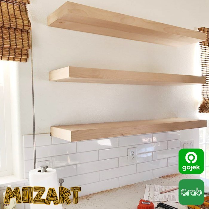 Jual FLOATING SHELF / RAK DINDING SERBAGUNA / RAK MINIMALIS AMBALAN ...