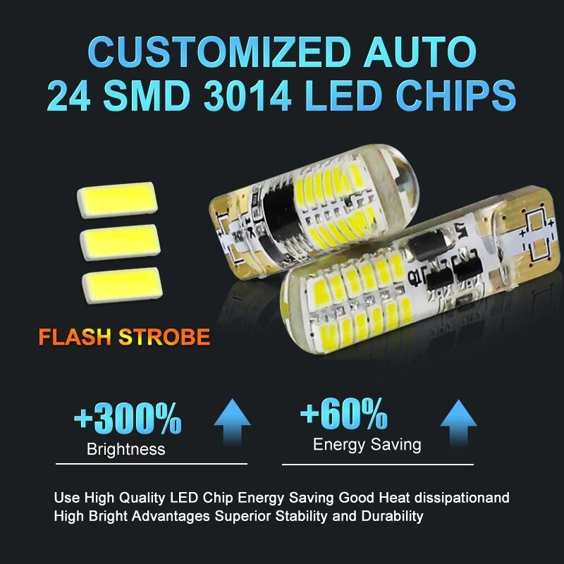 Jual LAMPU LED SENJA T10 24 TITIK LED 12VOLT KEDIP CEPAT STROBO MOTOR ...