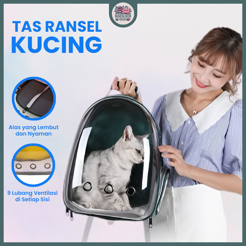 Jual (BERGARANSI) RO Tas Astronot Kucing Anjing Murah Ransel Backpack ...