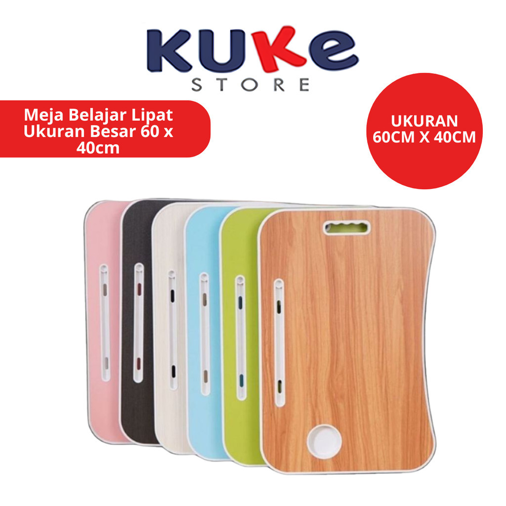 Jual KUKE Meja Belajar Lipat Ukuran Besar 60x40cm / Folding Table ...