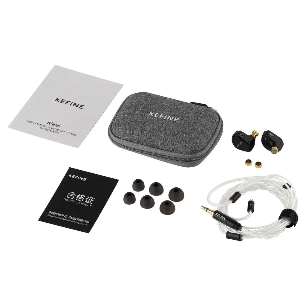 Jual Klean 10mm DLC Diaphragm Dynamic Driver HiFi IEM Earphones with ...