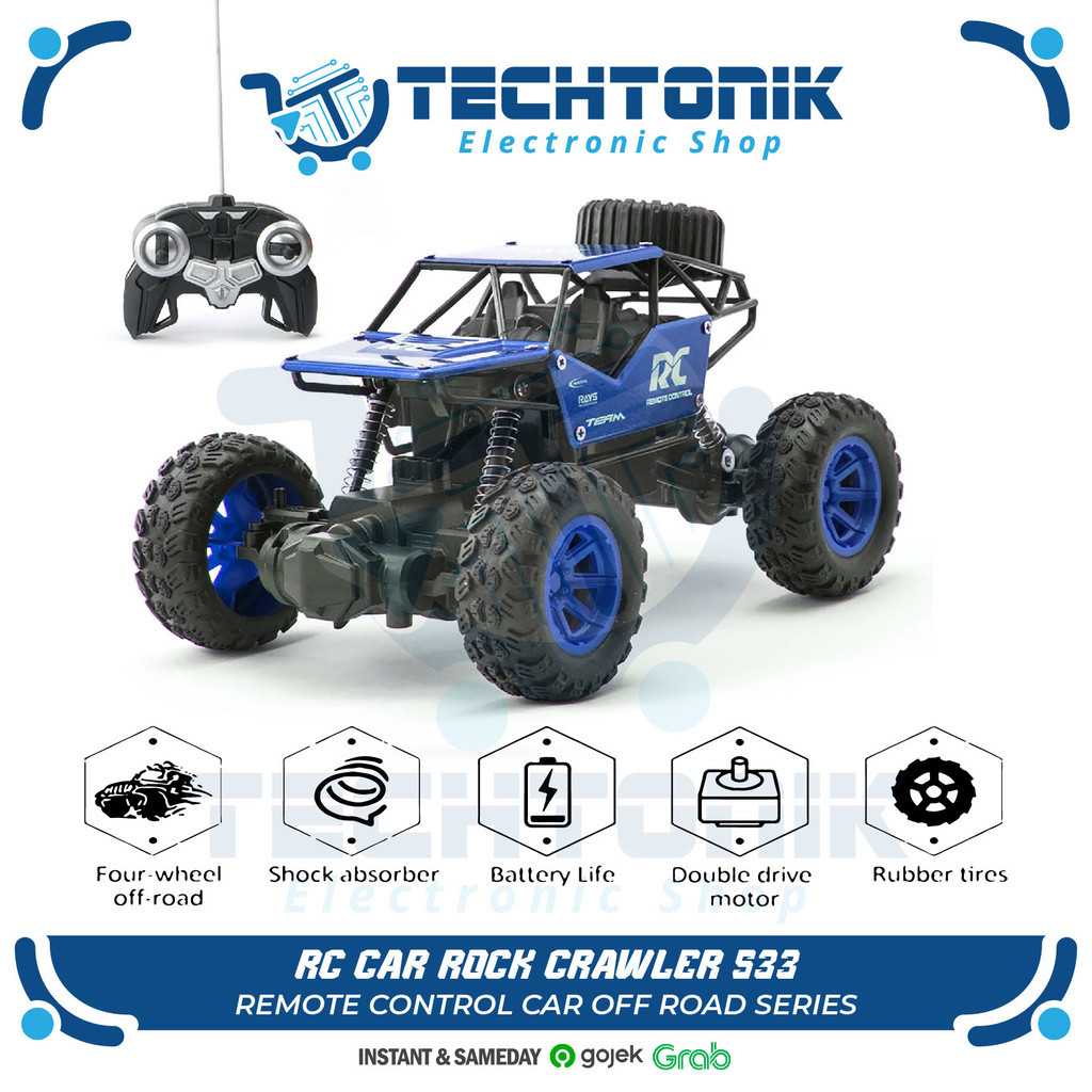 Jual KJ76TY RC Mobil REMOTE CONTROL ROCK CRAWLER RC 1:18 Monster Truck ...