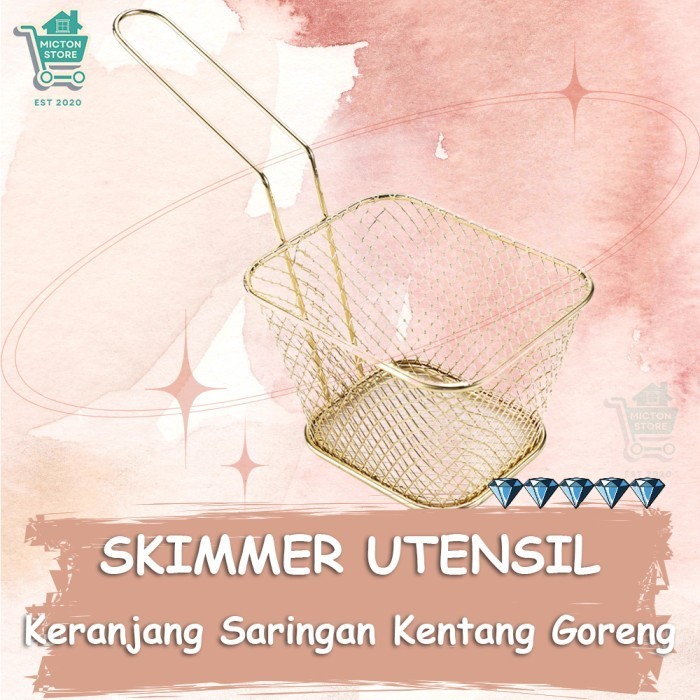 Jual BUNTON Keranjang Saringan Skimmer Utensil GOLD Tahan Lama dengan ...