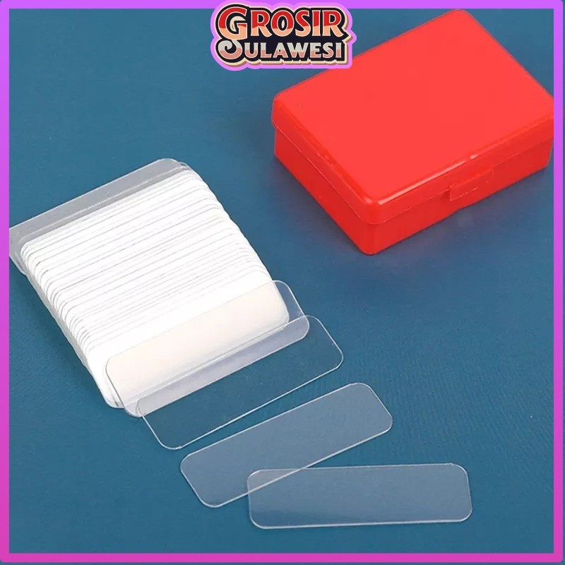 Jual COD Makassar Sticker Double Tape Gel 2 Sisi 1 Box Isi 60 pcs ...