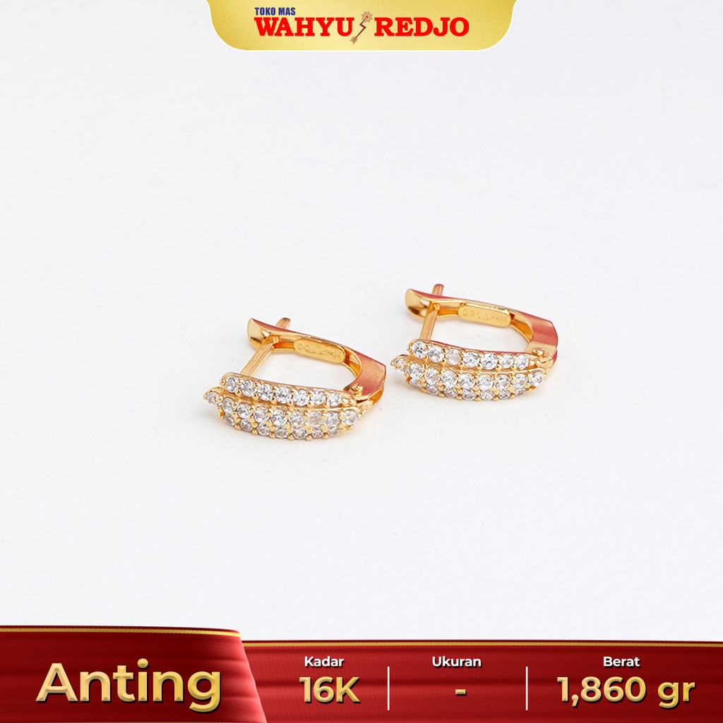 Jual Anting Emas Kadar 16K Wahyu Redjo AN-16K-26197147 | Shopee Indonesia