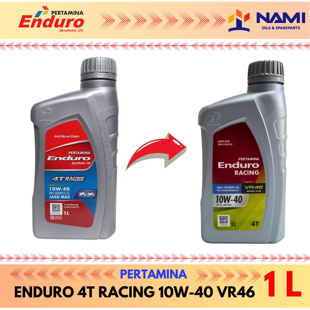 Jual *PERTAMINA ENDURO 4T RACING 10W-40 (1 L)* Oli Pelumas Mesin Motor – Original | Shopee Indonesia