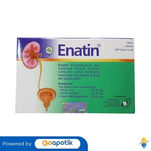 Jual Enatin Per Box Isi 18 Kapsul | Shopee Indonesia