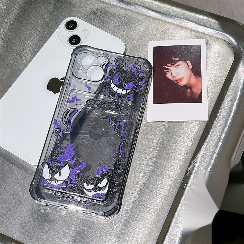 Jual Card holder Gengar animasi cool Soft Casing HP infinix note 50 pro 5gsmart 9 hot 50 pro ...