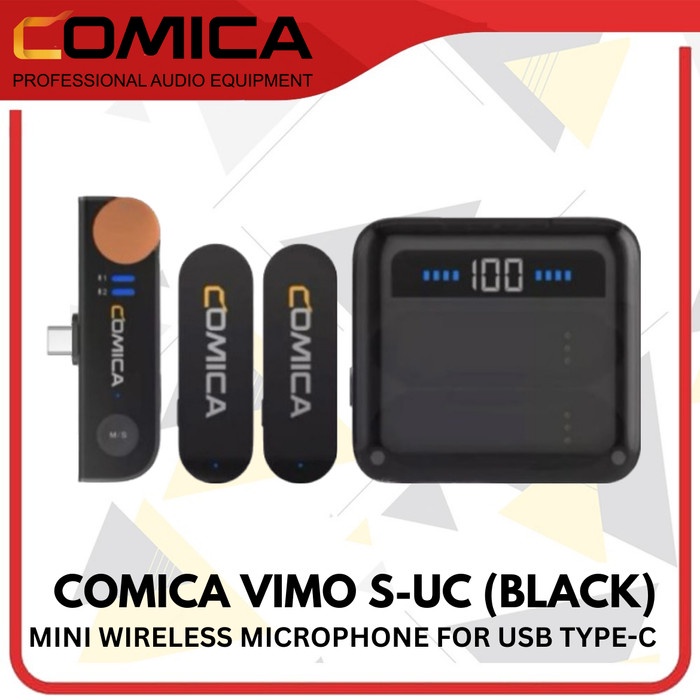 Jual COMICA VIMO S-UC Mini Wireless Mic Microphone for USB Type-C ...