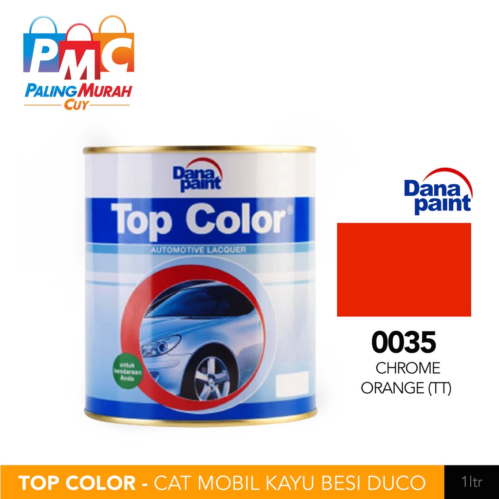 Jual TOP COLOR 0035 Chrome Orange (Tt) - Cat Mobil Kayu Besi Duco ...
