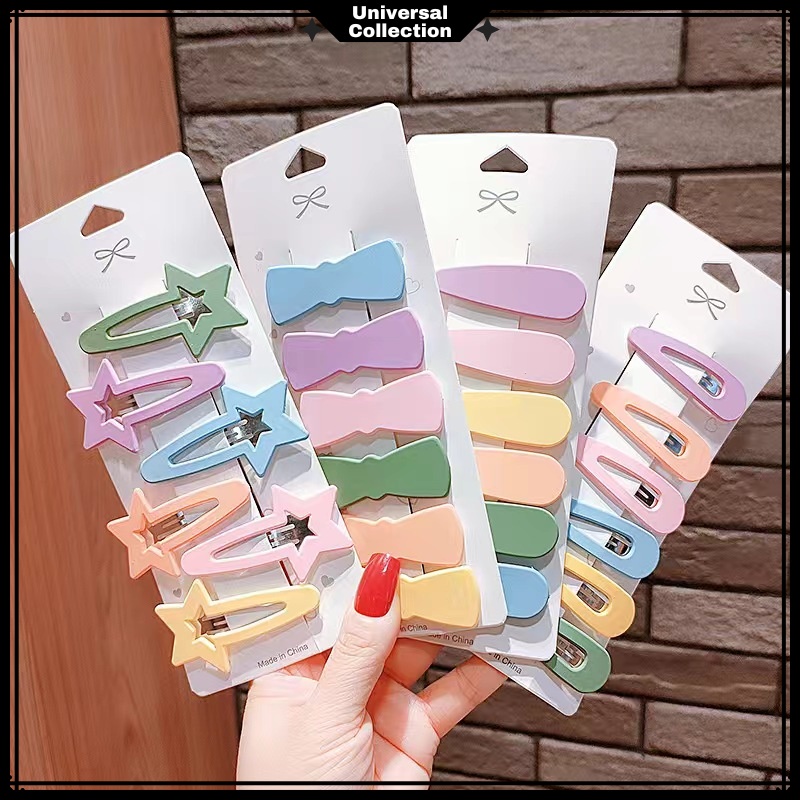 Jual 6PCS / SET JEPIT RAMBUT KOREA SOFT / JEPITAN RAMBUT KOREAN STYLE ...