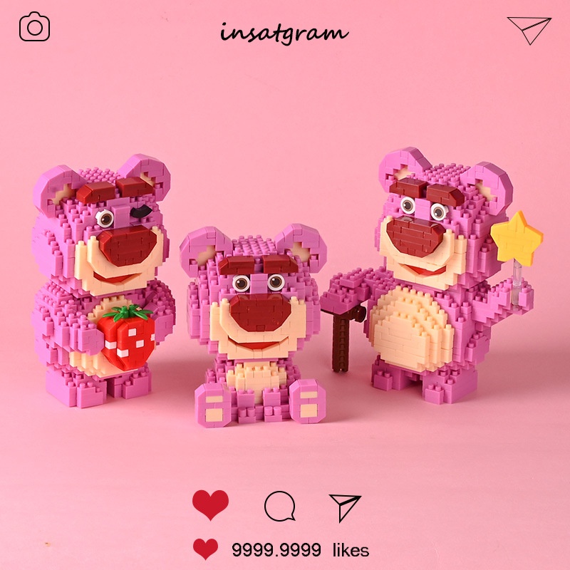 Jual Lotso Bricks Nano Block Bricks Mainan Balok Susun Disney Mainan ...