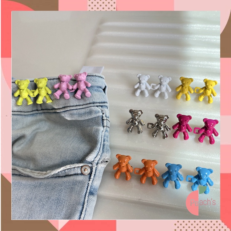Jual PEACHs - 5954 Kancing Jeans Bentuk Beruang Dapat Dilepas Pasang ...