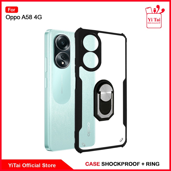 Jual YI TAI - Yc-05 Case + Ring Oppo A58 4G Yitai Indonesia | Shopee Indonesia