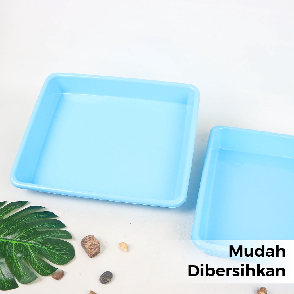Jual MN - Diansari Nampan Baki Plastik Persegi Ukuran 21 x 26 cm ...