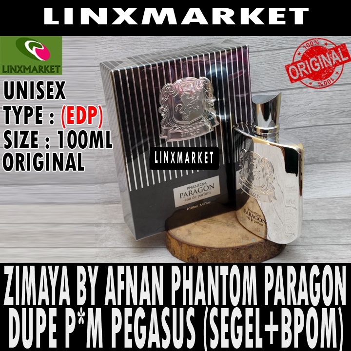 Jual ZIMAYA BY AFNAN PHANTOM PARAGON EDP UNISEX 100ML (DUPES P*M ...