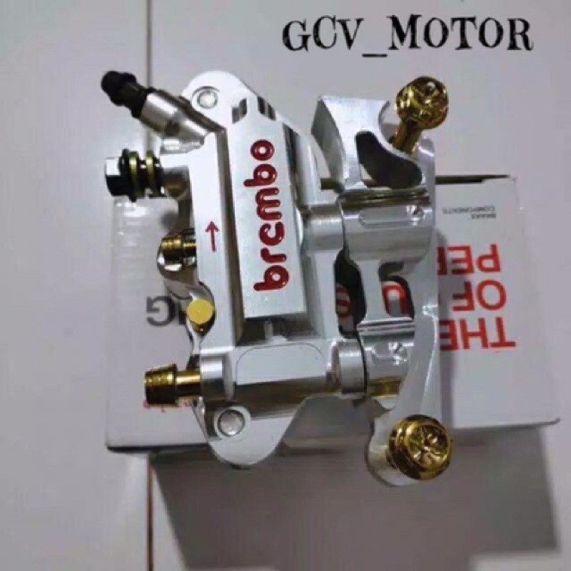 Jual KALIPER MONOBLOK 4 PISTON PLUS BREKET SCOOPY VARIO BEAT FREE BAUT PROBOLT KERUCUT BR3MB0 ...