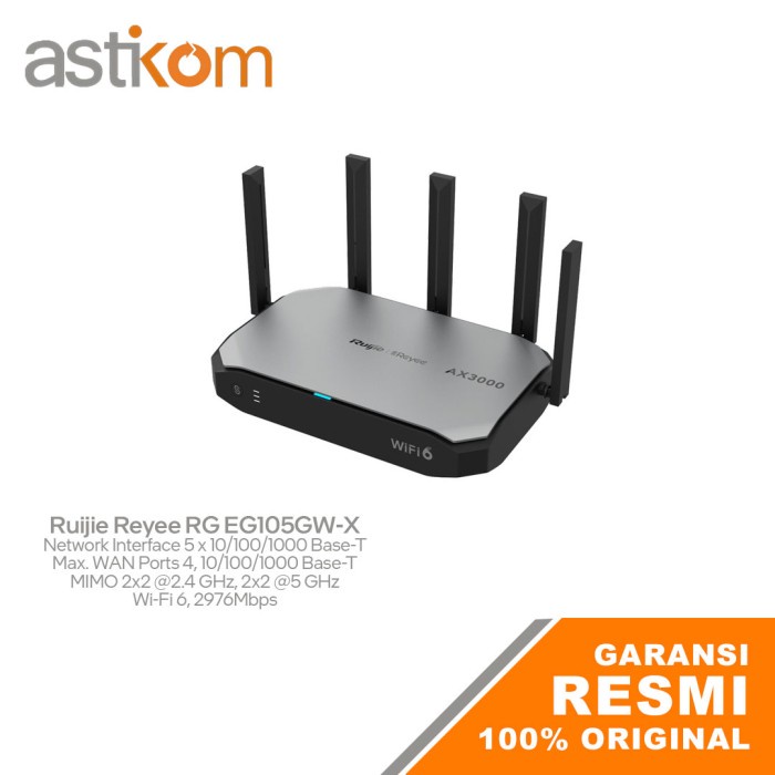 Jual Ruijie Reyee RG EG105GW-X Wi-Fi 6 AX3000 Wireless All in One Business | Shopee Indonesia