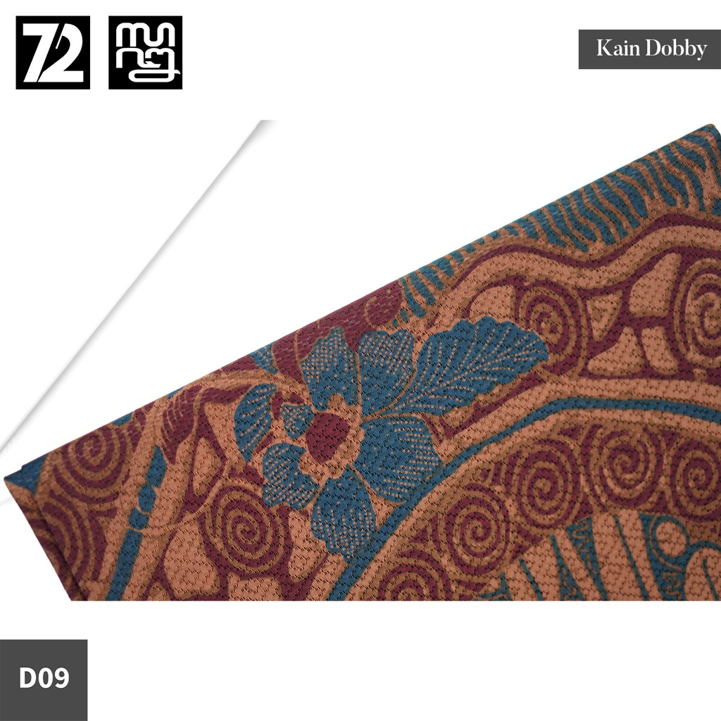 Jual KAIN BATIK PREMIUM Bahan Dobby Motif Parang Naru Warna Biru Merah ...