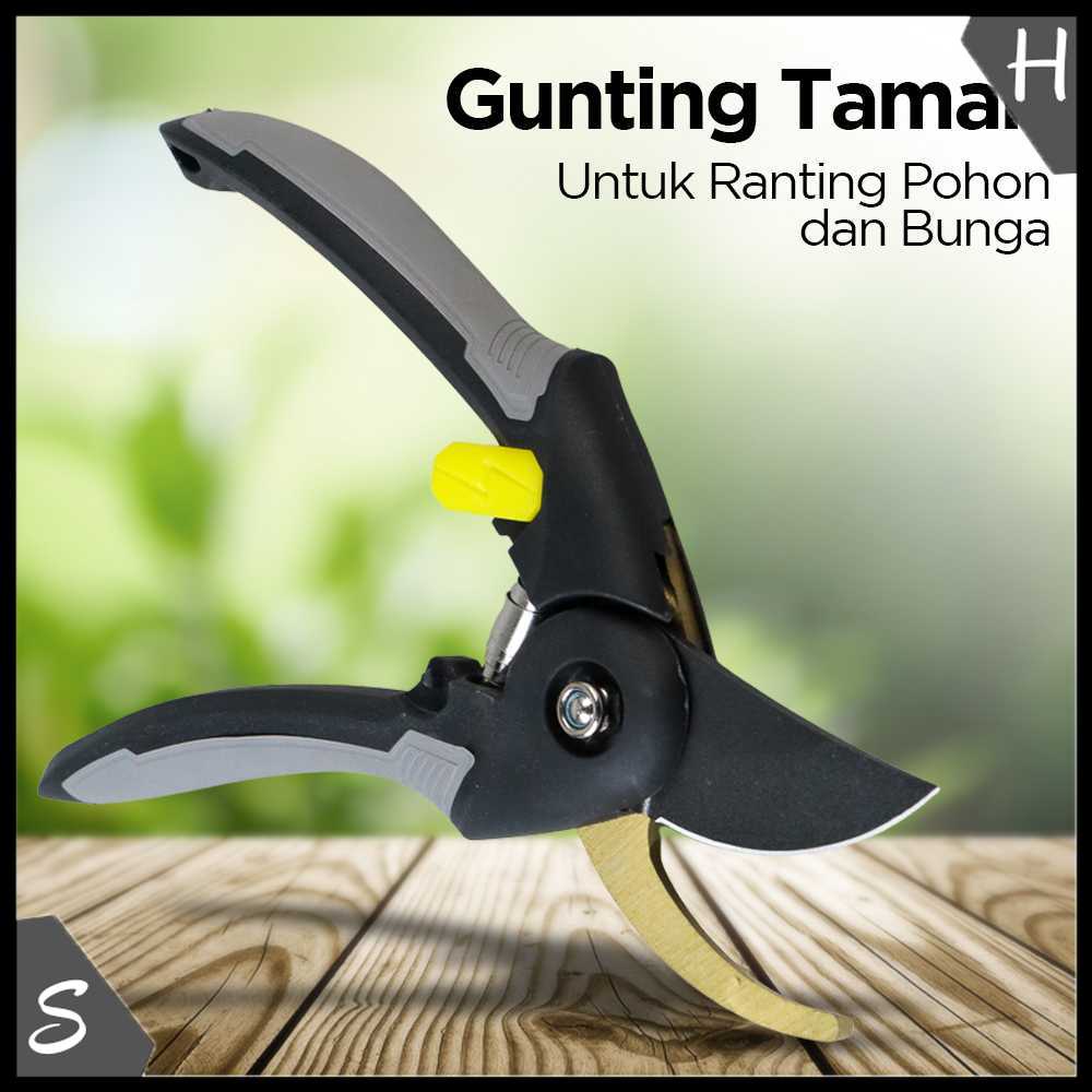 Jual Gunting Taman Ranting Alat Potong Tumbuhan Bunga Pohon Cutting ...